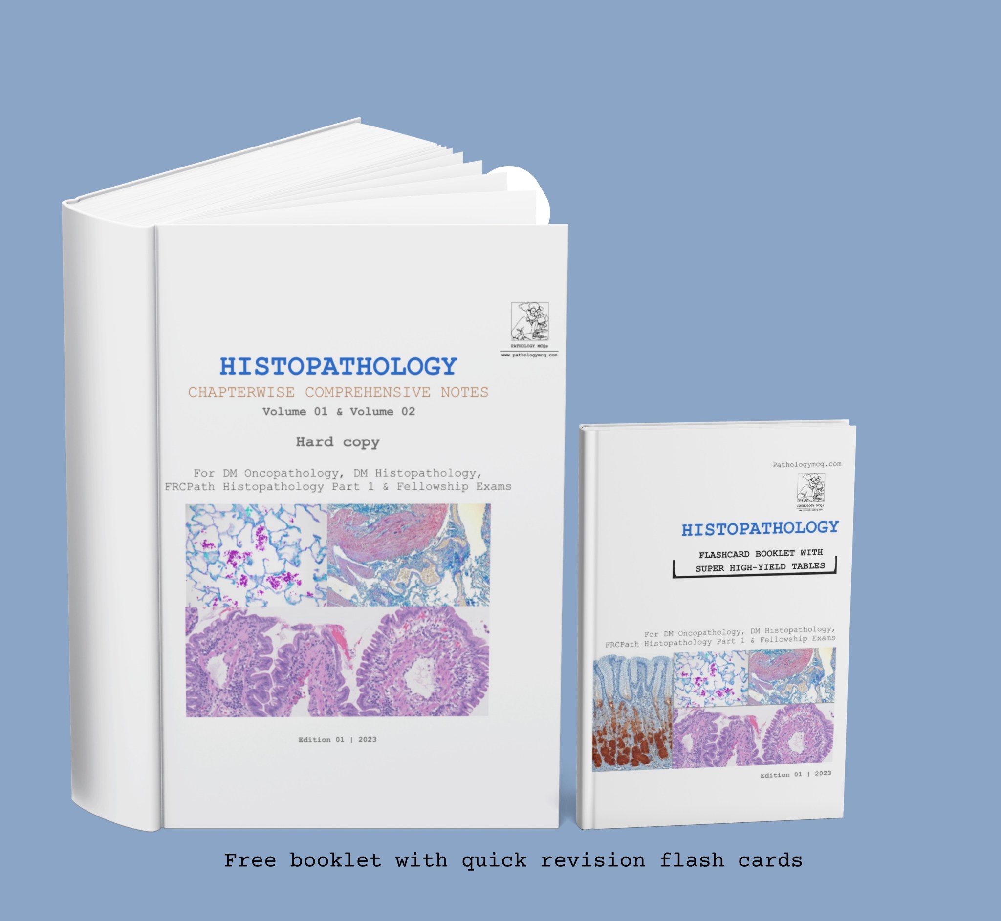 Histopathology notes- Volumes 1 and 2 (Hard copies) - PATHOLOGY MCQs