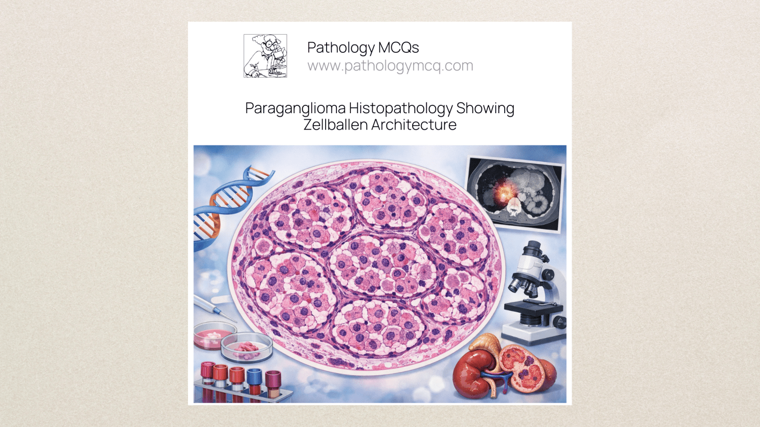 Paraganglioma Histopathology: Zellballen Pattern, Differential ...